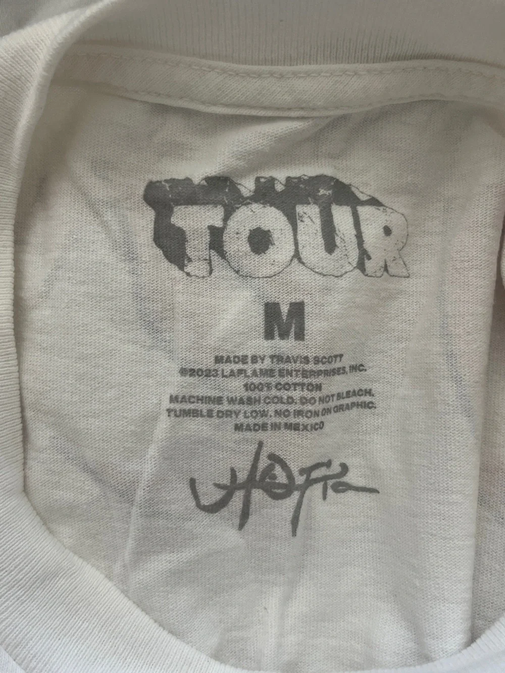 Travis Scott | Shirts | Travis Scott White Tour Graphic Tee | Poshmark